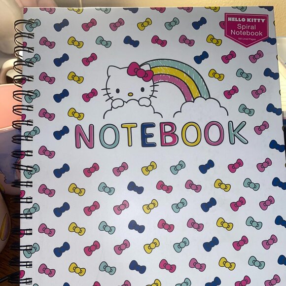 Sanrio | Office | Sanrio Large Hardcover Spiral Bound Notebook 1x9 ...